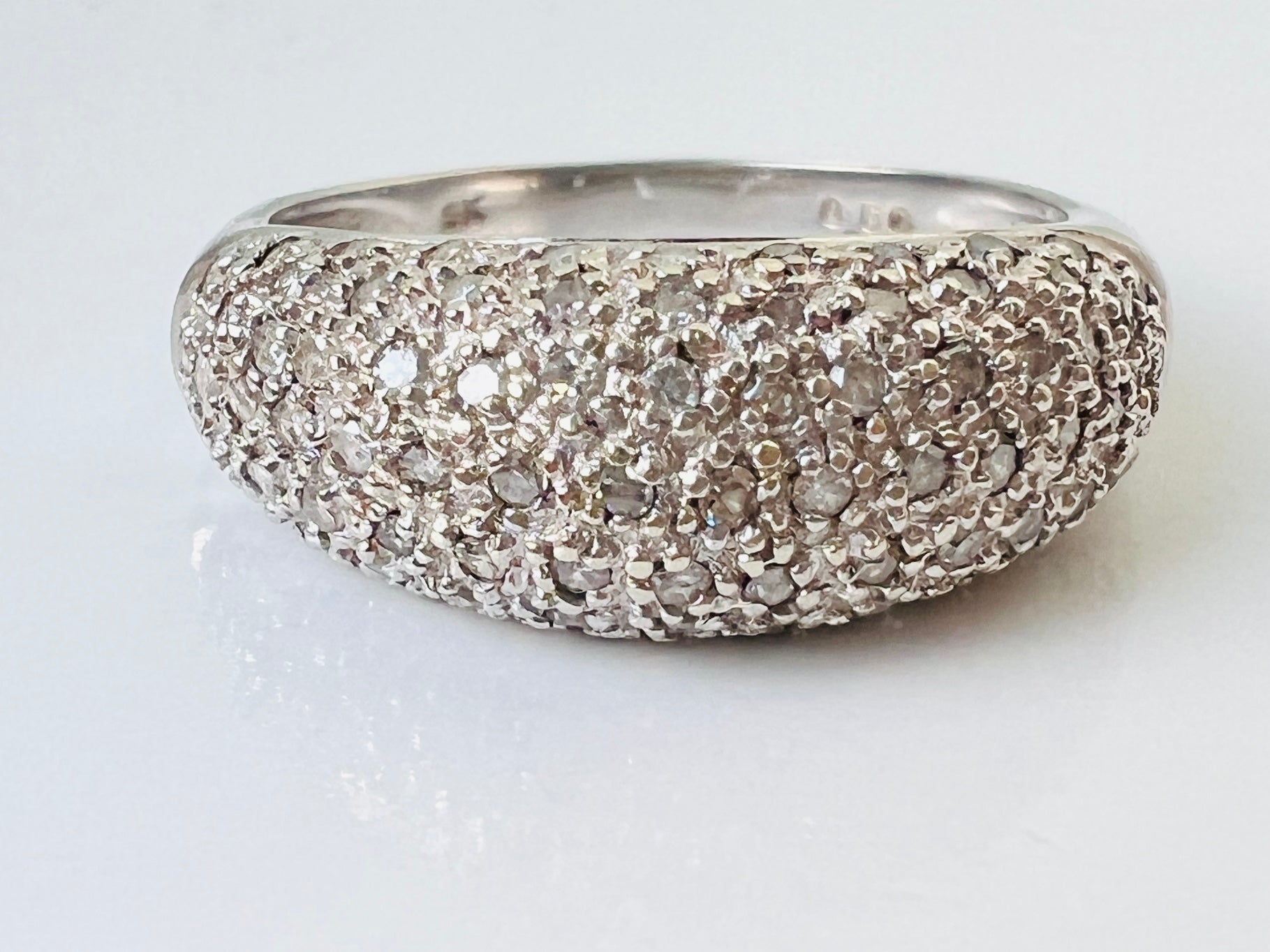 9ct Gold 0.50ct Diamond Dome Ring – Ring-Life